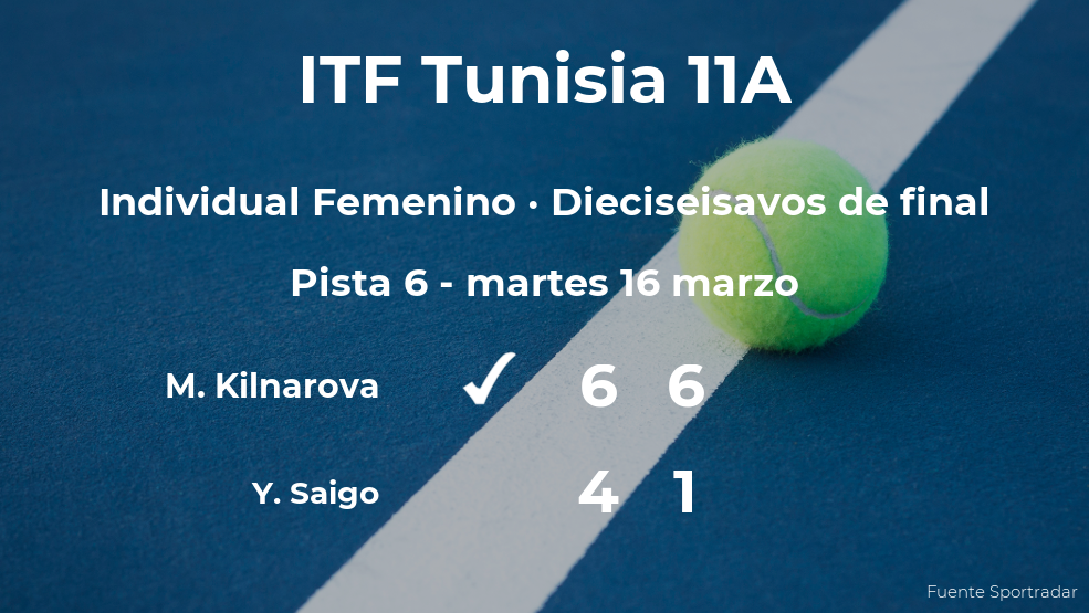 La Tenista Monika Kilnarova Pasa A La Siguiente Ronda Del Torneo De